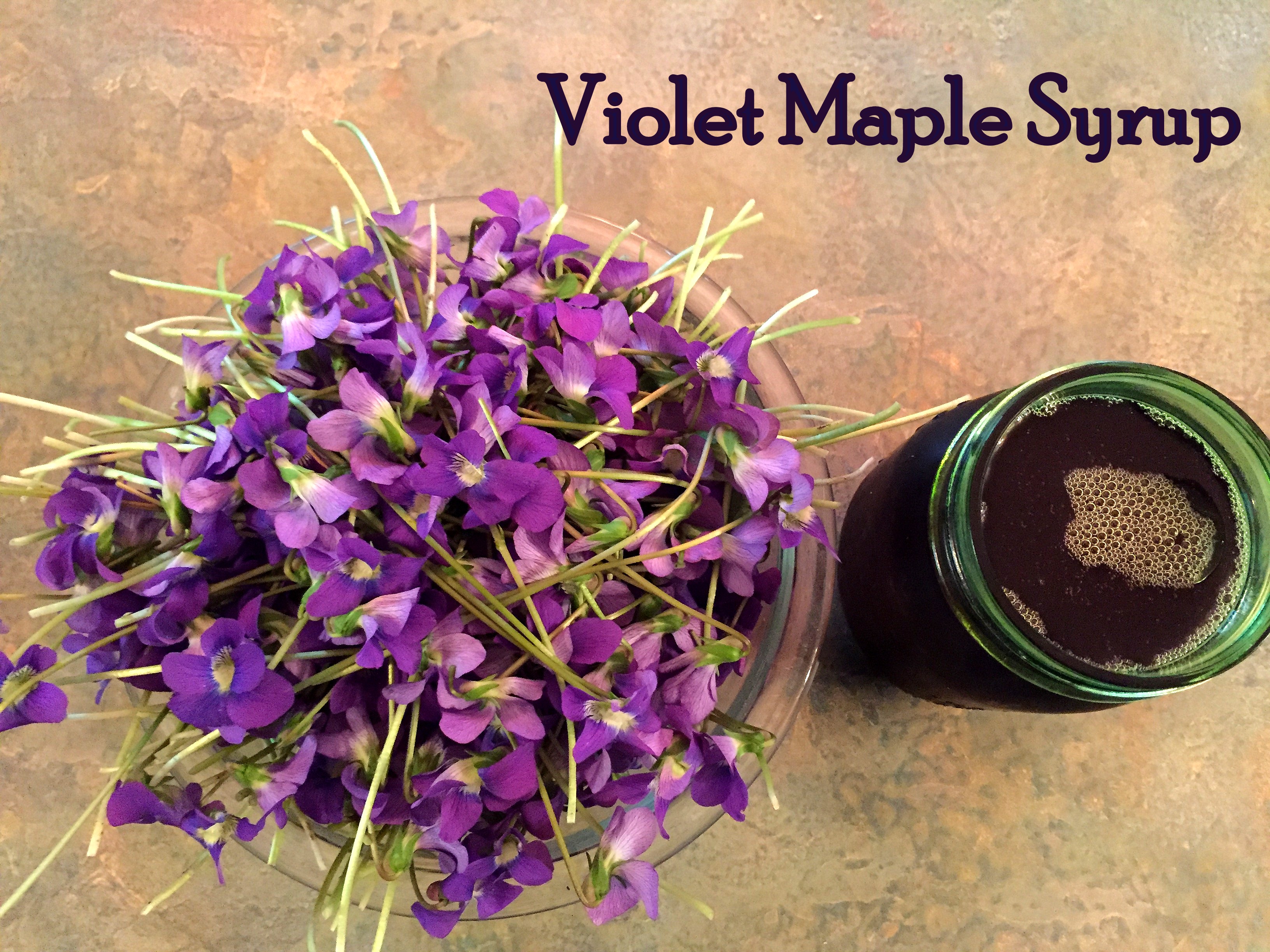 Violet Maple Syrup - Moonlight Mile Herb Farm © 2017